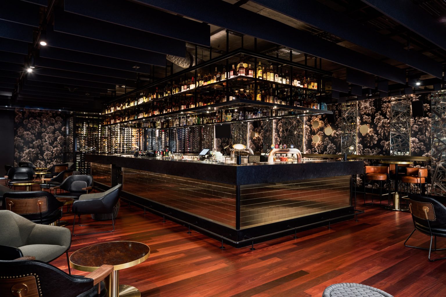 Spring Sips at Santini Bar: Unveiling the Butterfly Pea G&T | QT Perth